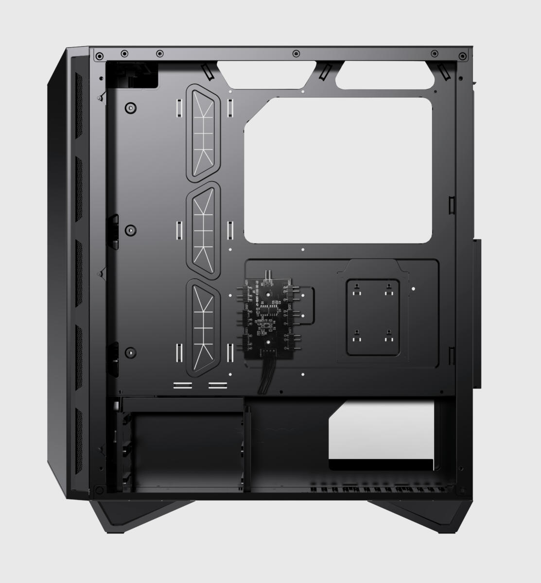 MSI MPG GUNGNIR 110R Steel ATX Mid Tower Case w/ Side Window BLACK ...