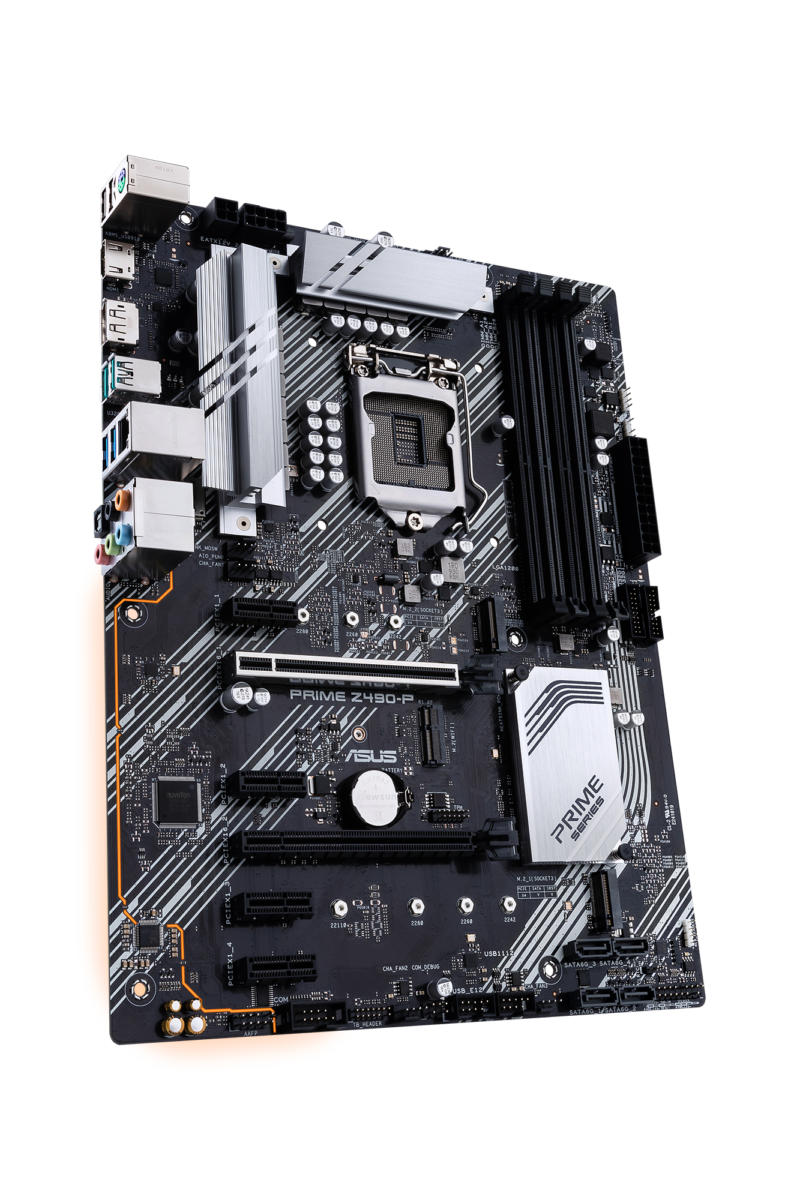 ASUS PRIME Z490-P Intel Z490 1200 LGA ATX M.2 Desktop Motherboard ...