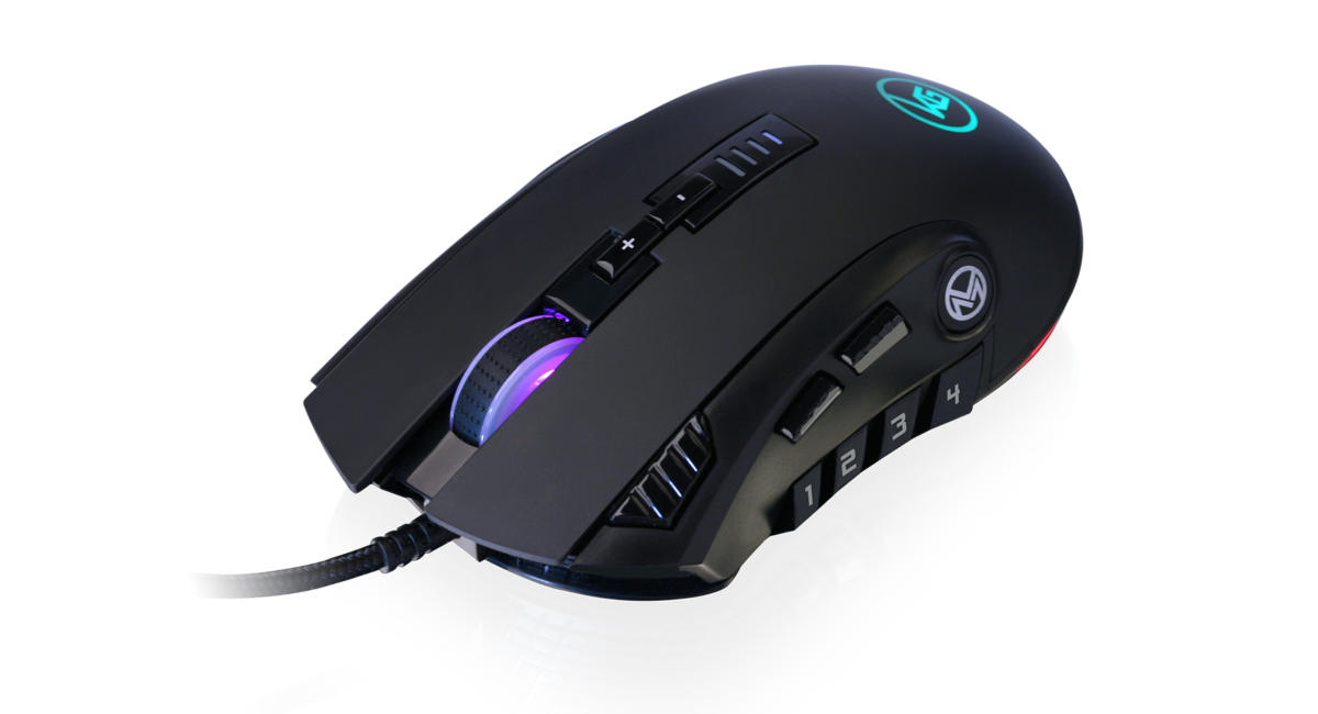 GME680 - $79 - IOGEAR GME680 12-Button USB 2.0 Wired Optical Mouse BLACK