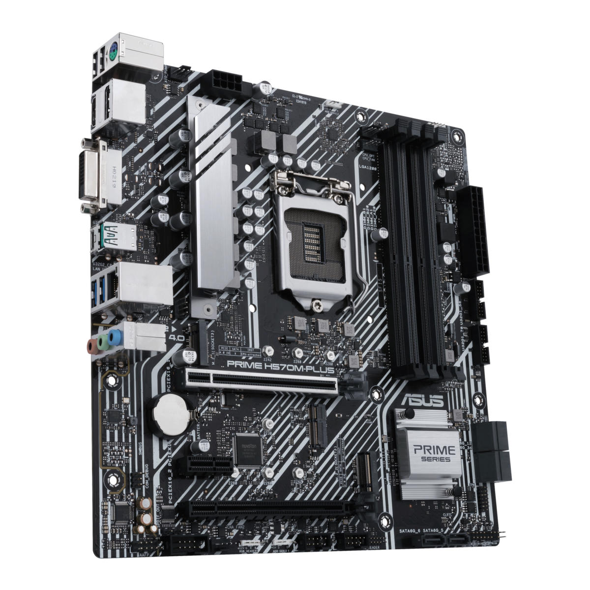 Asus PRIME H570M-PLUS/CSM WIFI FCLGA1200 Micro ATX Motherboard : 1 x ...