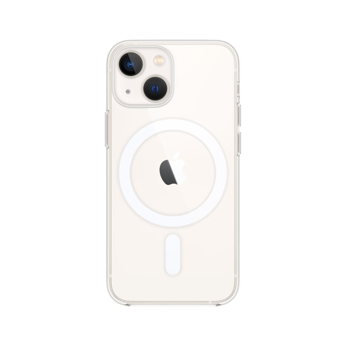 Apple - iPhone 13 mini Silicone Case with MagSafe - Clear - MM2W3ZM/A