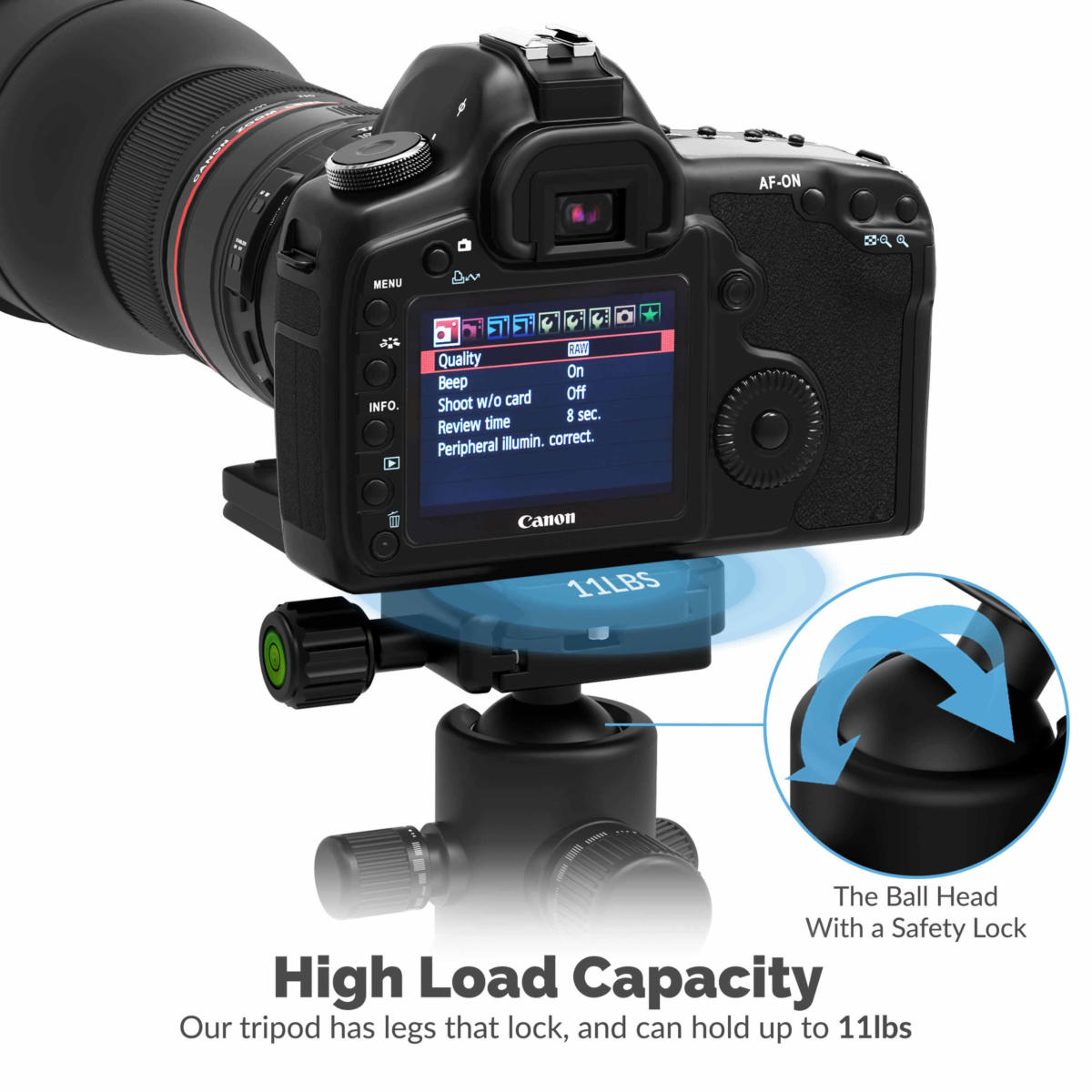 TP-AL65 - $93 - Sabrent 65 Inch Aluminum Tripod with 360 Degree Full ...