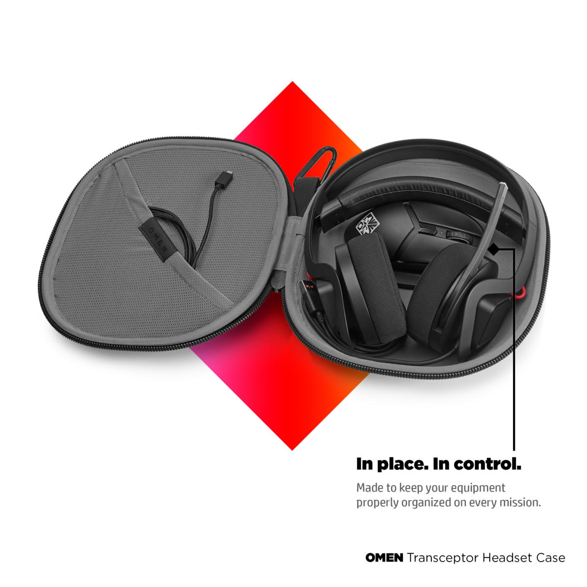 HP Omen Gaming Headset Case - 7MT85AA#ABL - 7MT85AA#ABL