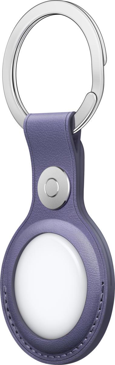 MMFC3ZM/A - $27 - Apple AirTag Leather Key Ring - Wisteria