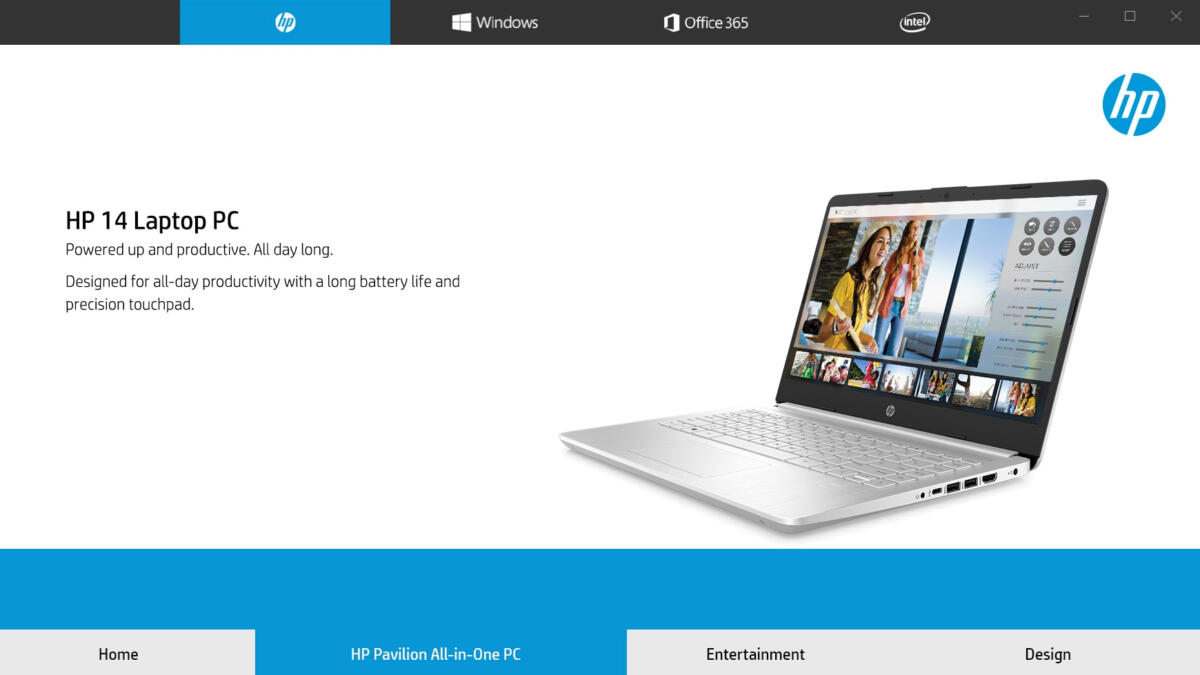 HP 14-FQ1035 Ryzen™ 7 5700U 512GB SDD 16GB 14" 91366x768) TOUCHSCREEN ...