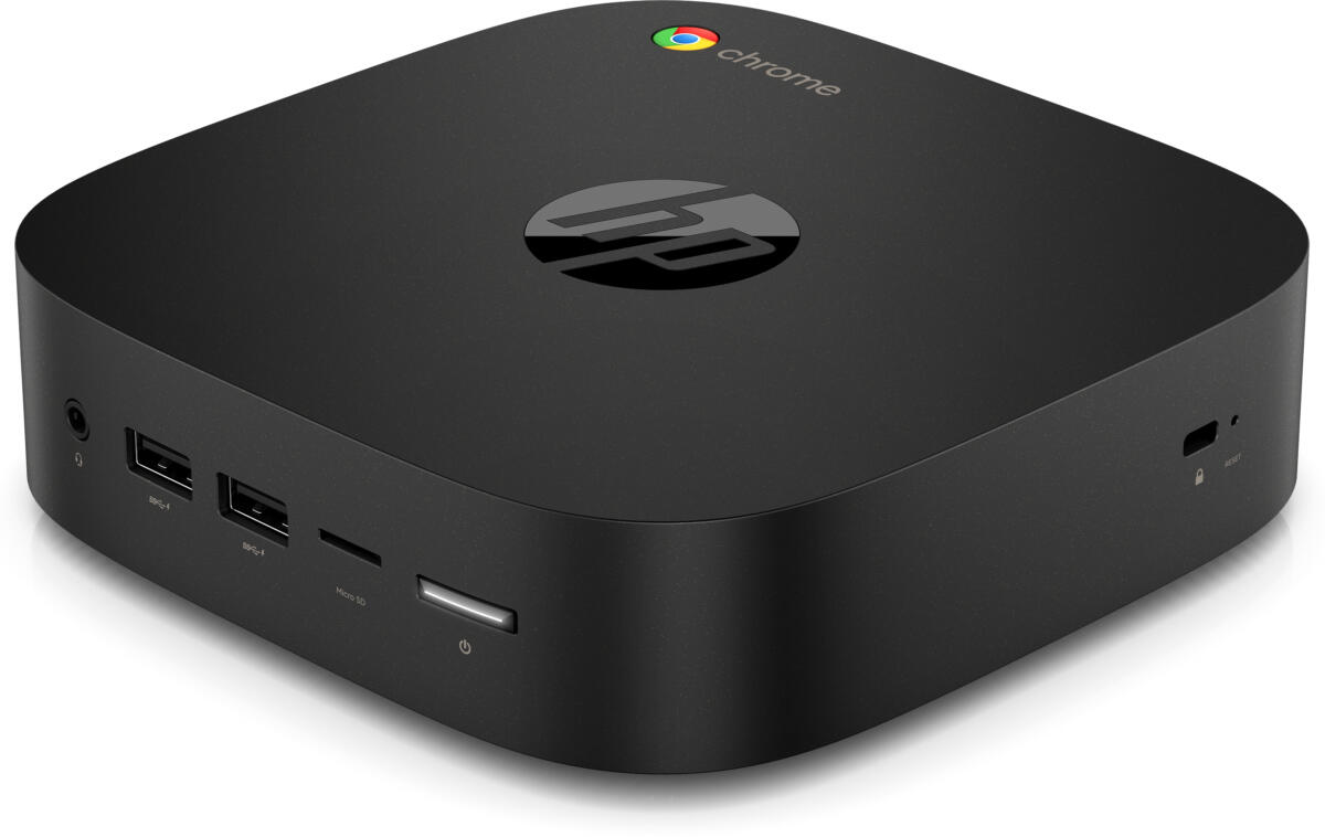 HP Chromebox G3 Mini Core™ i5-10310U 64GB eMMC 8GB CHROME OS BLACK ...