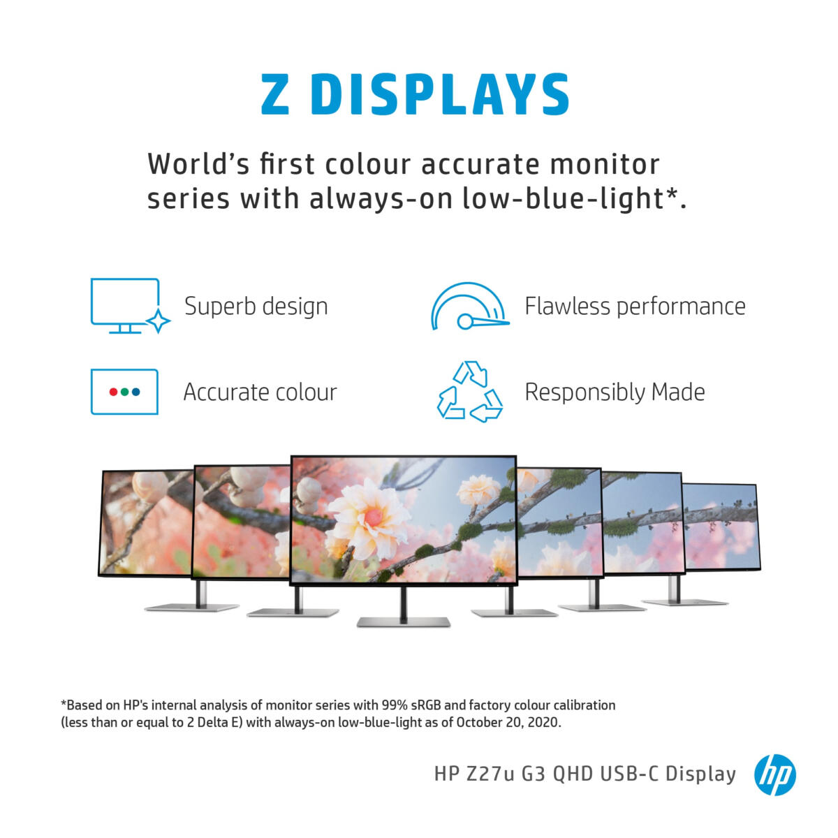 1B9X2AA - $339 - HP Z27u G3 GAMING 27" QHD (2560x1440) 144Hz 1ms 350 cd ...