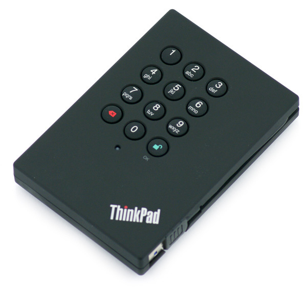 Lenovo 0A65619 ThinkPad USB 3.0 Secure Hard Drive 500 GB USB 3.0 - 0A65619