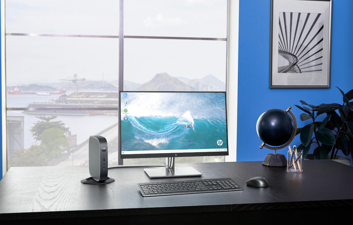 HP T540 THIN CLIENT AMD Ryzen™ R1305G 1.5GHz 64GB eMMC 8GB WIN10 IoT ...