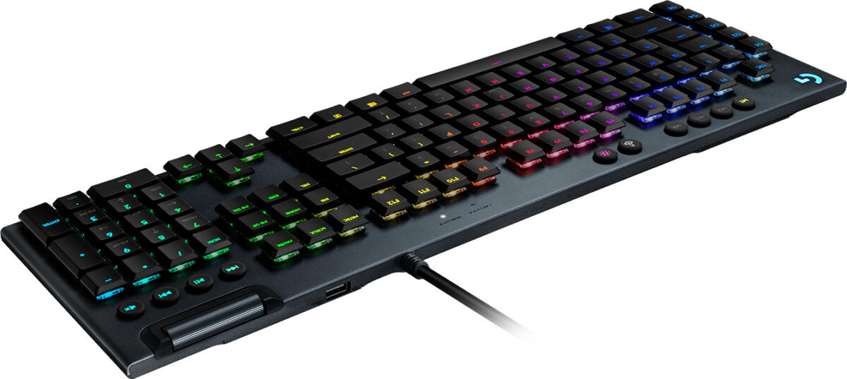 Logitech G815 RGB Mechanical Gaming Keyboard Clicky - Carbon - 920-009087
