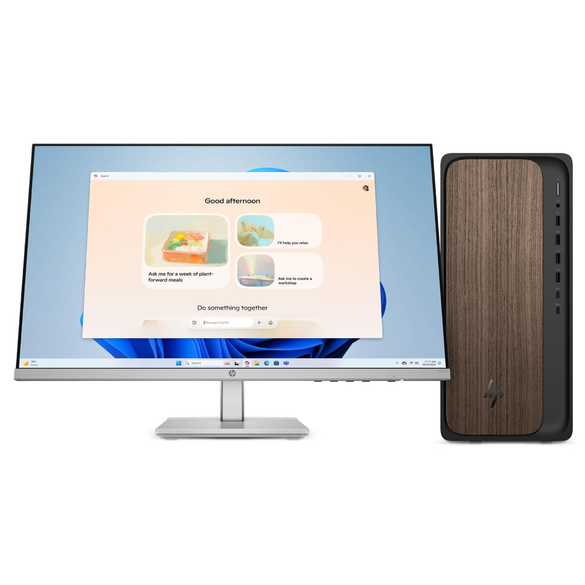 HP OMNIDESK M03-0057C DESKTOP Core™ Ultra 7 2651TB SSD 32GB WIN11 DARK ...