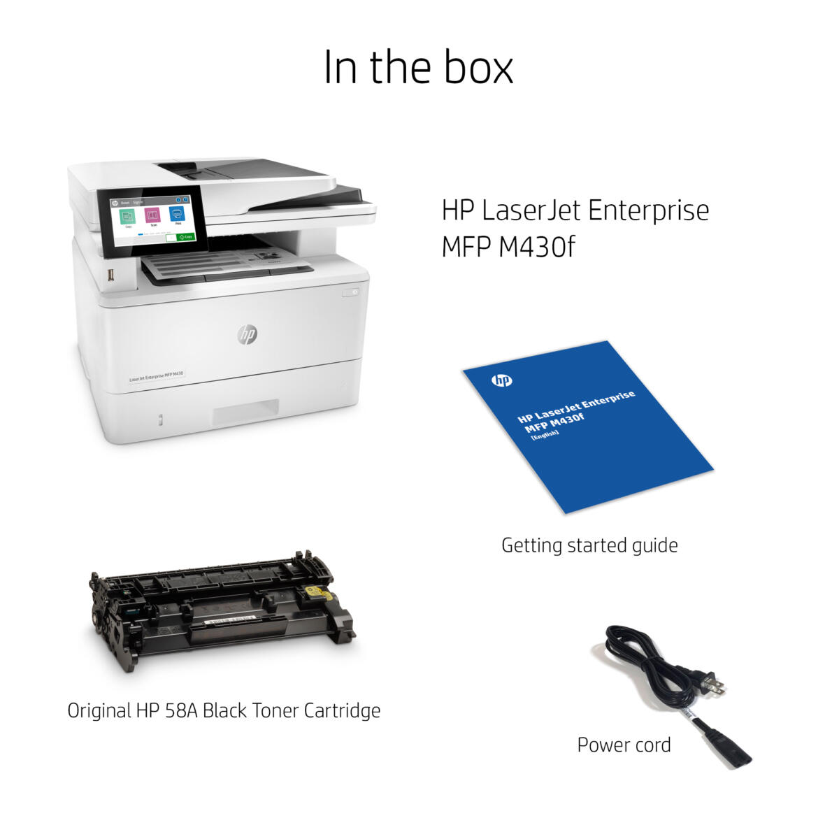 HP LaserJet Enterprise MFP M430f MONO LASER PRINTER PRINT/SCAN/COPY/FAX ...
